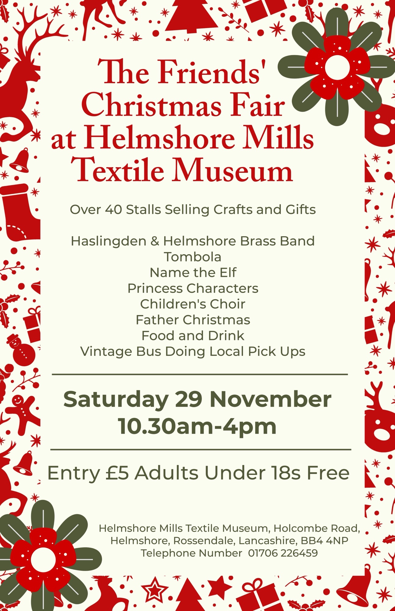 The Friends’ Christmas Fair at Helmshore Mills Textile Museum ...